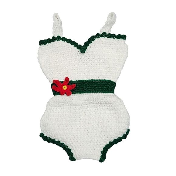 Hand Crafted | Holiday | Vintage Christmas Stocking Knit Negligee ...